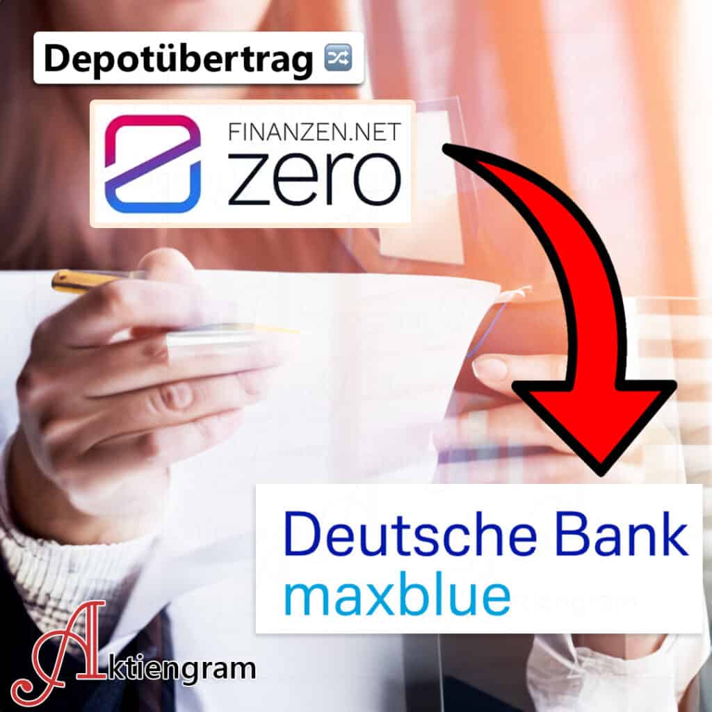 Depotübertrag finanzen.net zero zu maxblue | Aktiengram