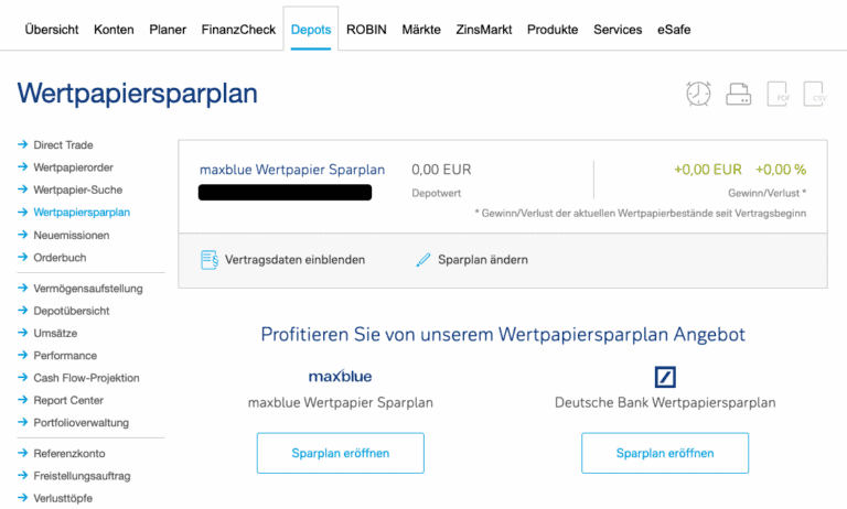 ETF Sparplan erstellen bei maxblue: Schritt-für-Schritt-Anleitung ...