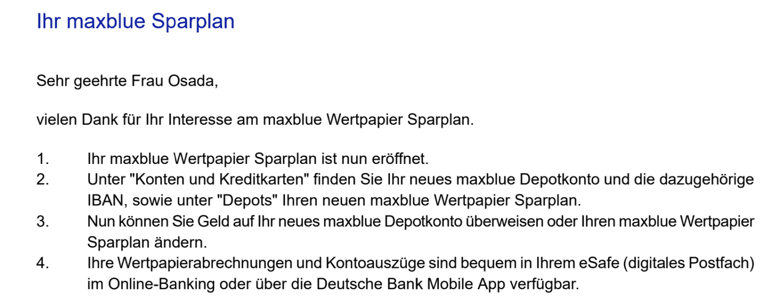 ETF Sparplan erstellen bei maxblue: Schritt-für-Schritt-Anleitung ...