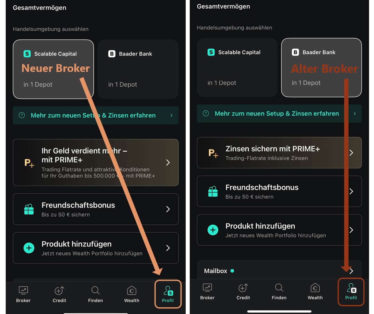Scalable Capital, neu und alt im Parallelbetrieb | Aktiengram
