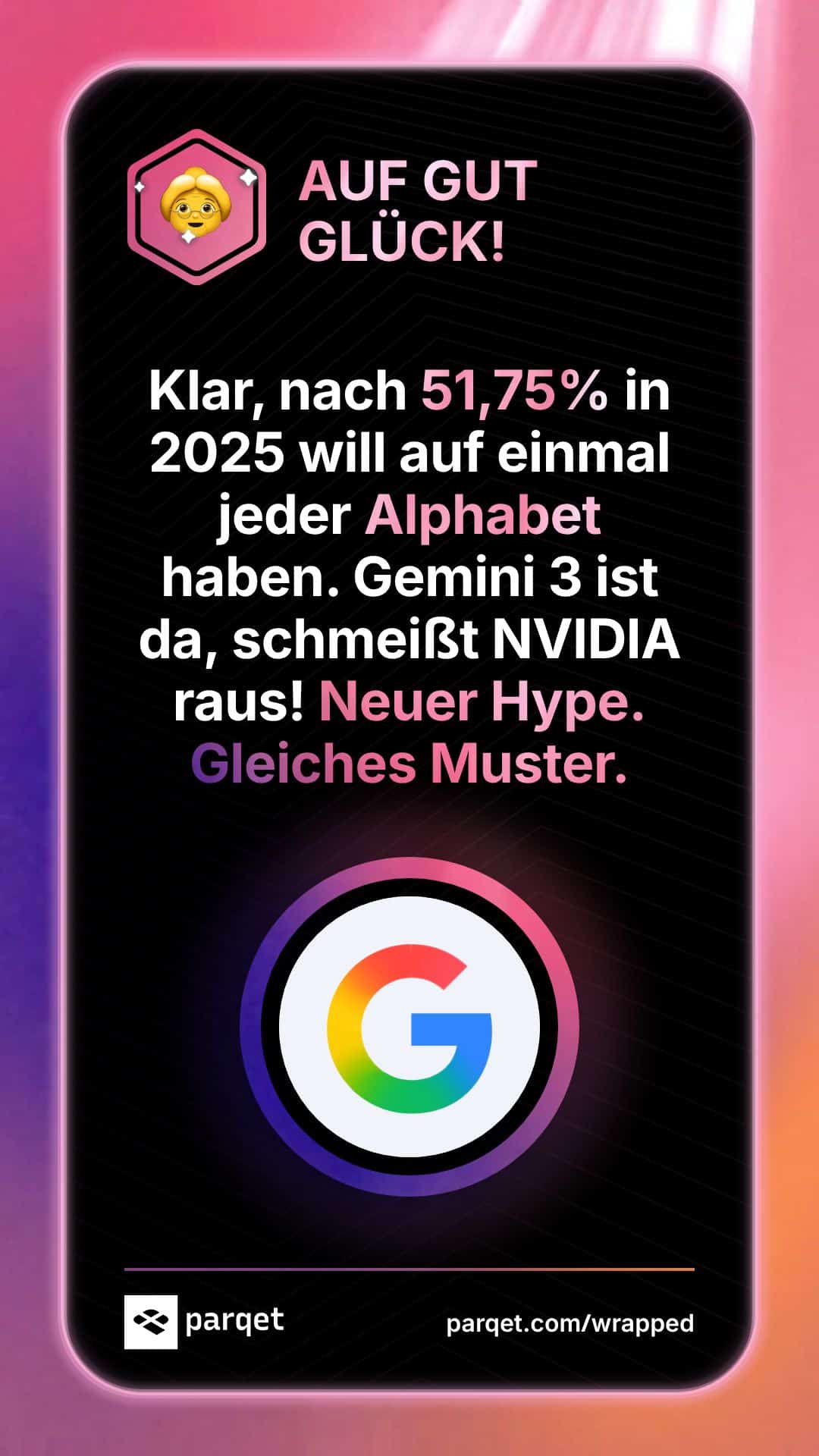 Parqet Wrapped 2025: Dein Jahresrückblick fürs Depot | Aktiengram