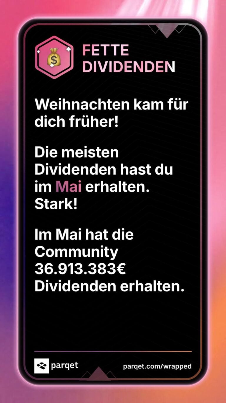 Parqet Wrapped 2025: Dein Jahresrückblick fürs Depot | Aktiengram