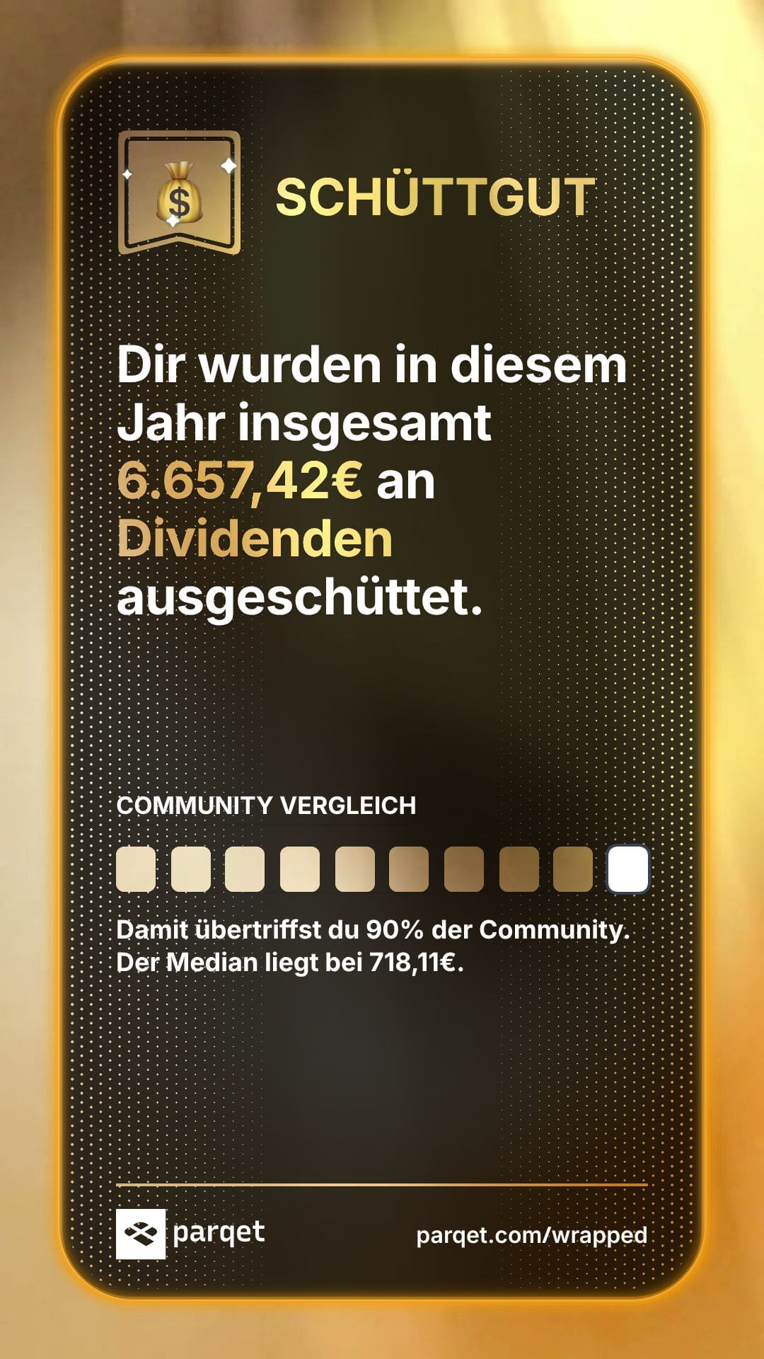 Parqet Wrapped 2025: Dein Jahresrückblick fürs Depot | Aktiengram