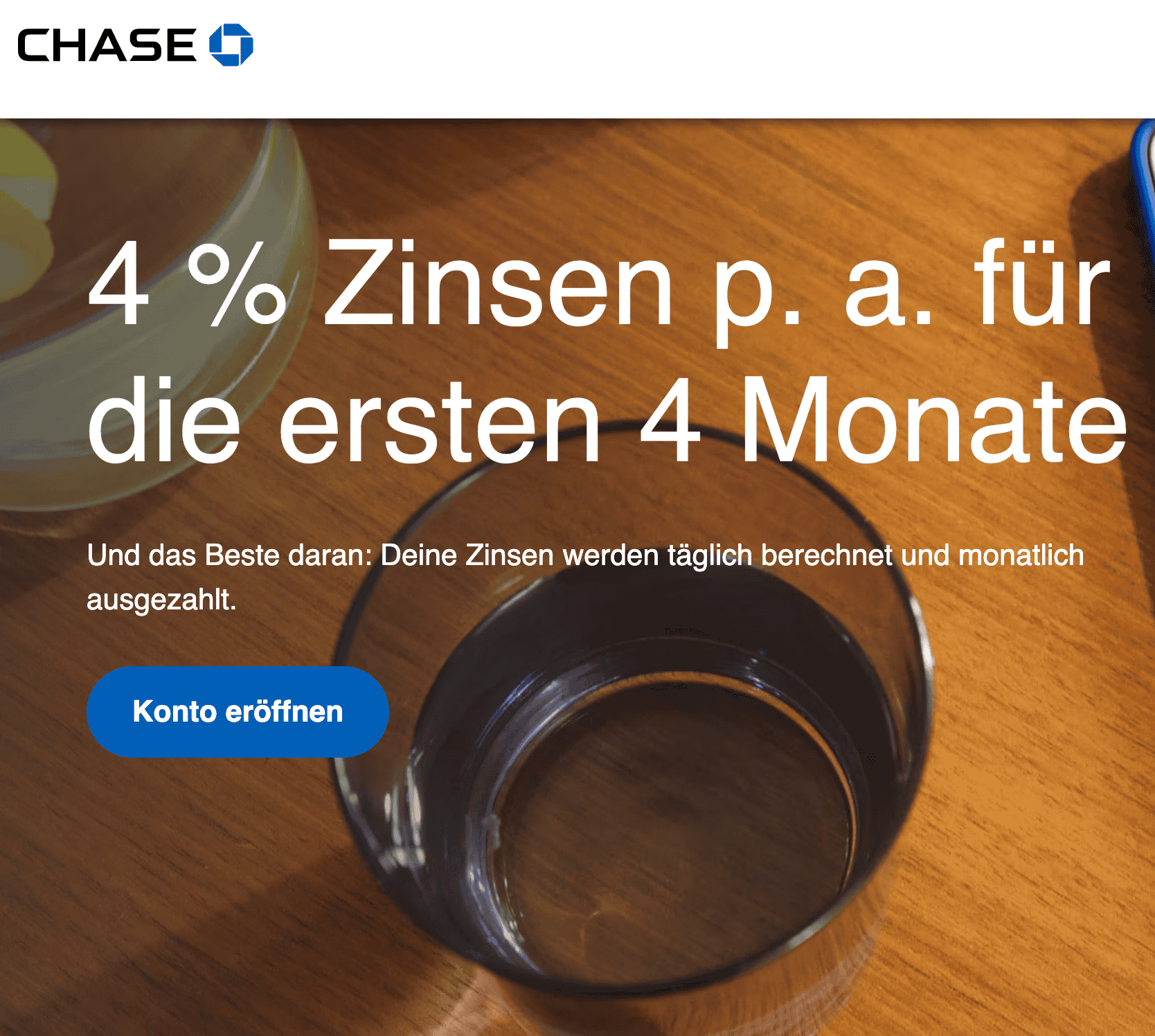 Chase Tagesgeld mit 4% | Aktiengram